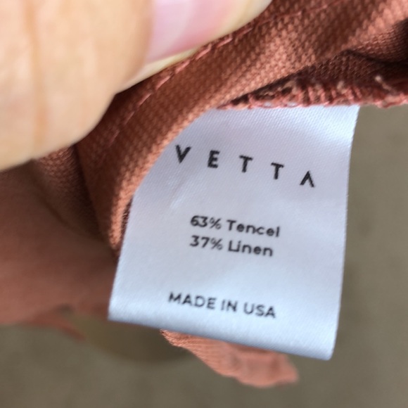 VETTA | Tops | Nwt Vetta Capsule Collection The Girlfriend Shirt Xl ...